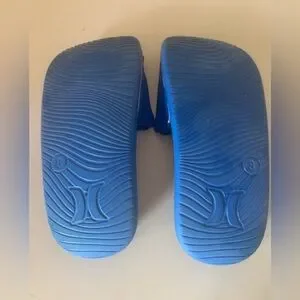 Hurley | Shoes | Hurley Mens Blue Slides | Poshmark